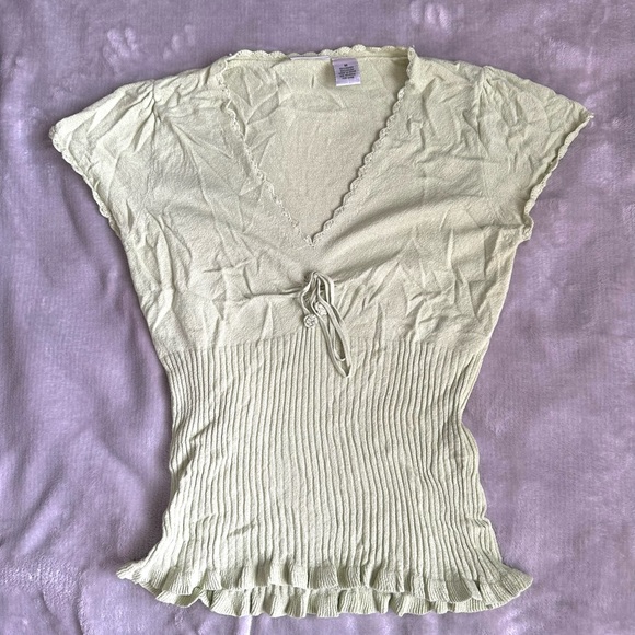 Tops | Vintage Light Green Top | Poshmark